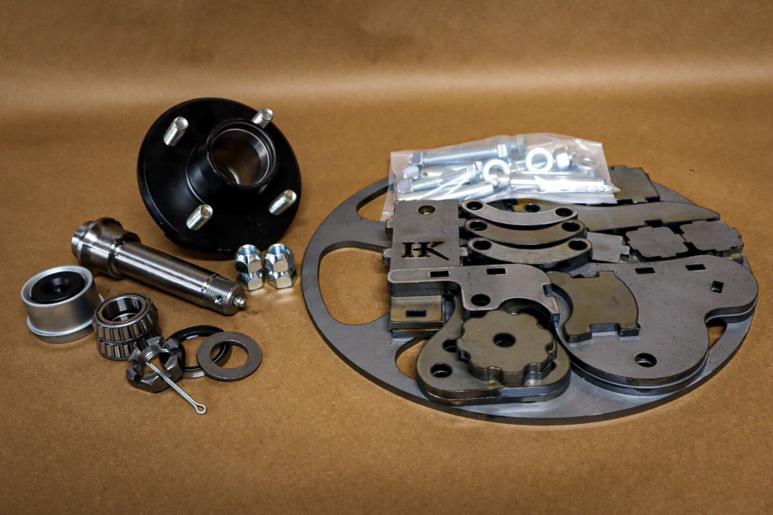 H&K Fabrication - 10" Basic DIY Roll Out Wheel Kit