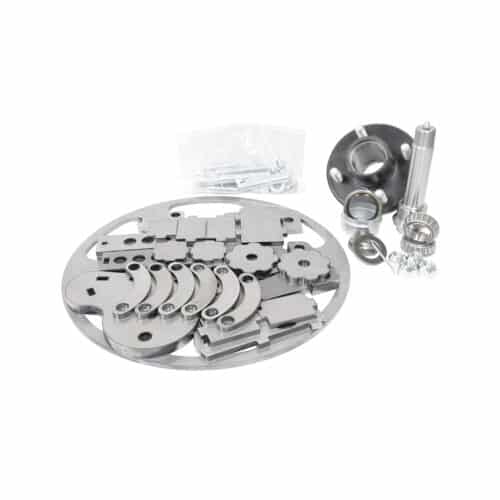 H&K Fabrication - 8" Basic DIY Roll Out Wheel Kit